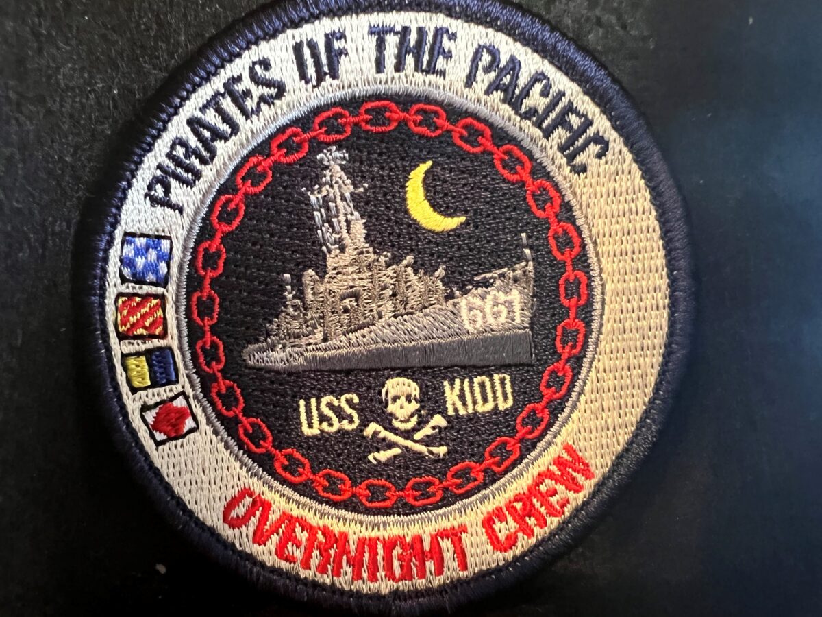 USS KIDD Overnight Patch - USS KIDD