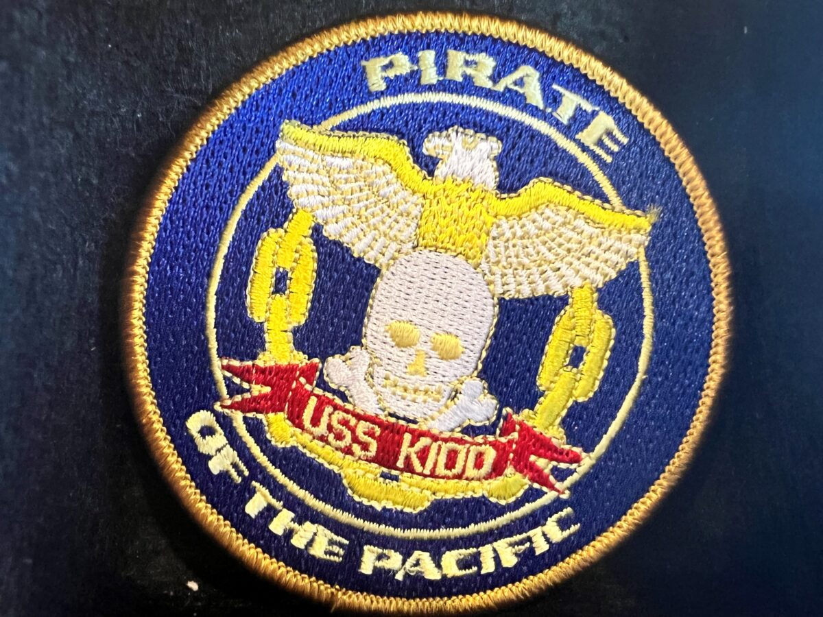 USS KIDD Jolly Roger Patch - USS KIDD